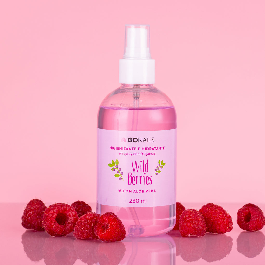 Higienizante y Hidratante Wild Berries - 70% Alcohol – Go Nails